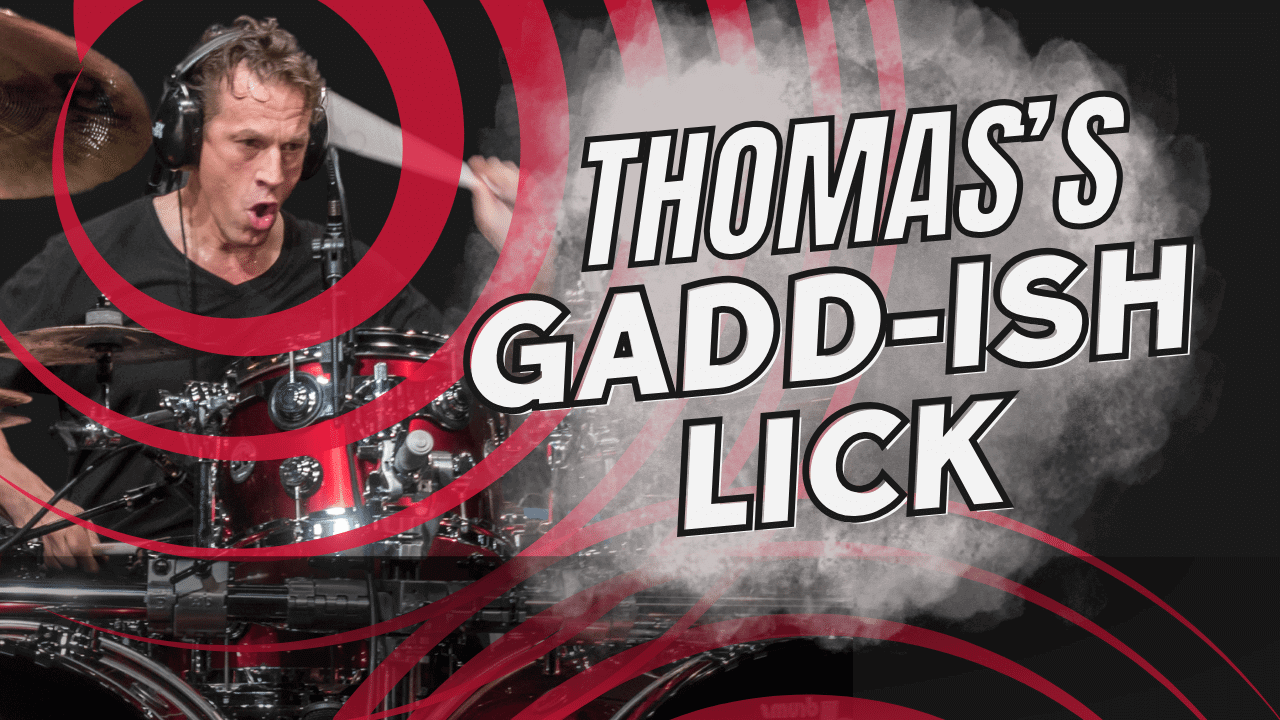 Gadd-ish Lick from Thomas Lang! - Drum Channel